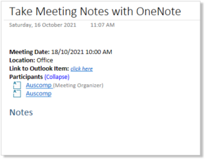 How to Use OneNote Effectively For Meetings – Auscomp.com News
