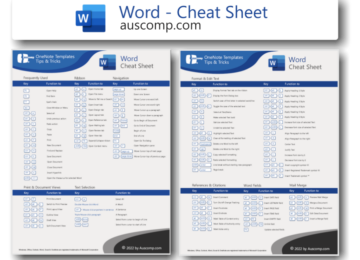 Windows 10 Cheat Sheet – Auscomp.com News